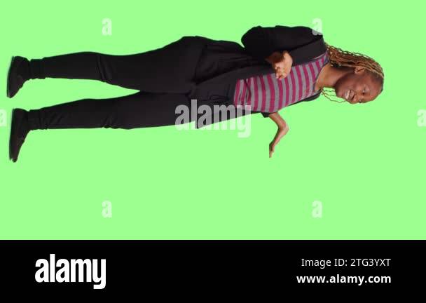 Vertical video: Clueless adult showing i dont know doubtful sign with ...