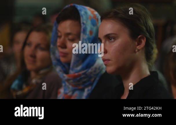 Smiling Women in Holy Trinity Jonah's Monastery Kiev Ukraine Dormition ...