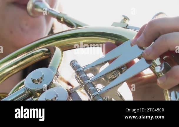 Woman playing horn Stock Videos & Footage - HD and 4K Video Clips - Alamy