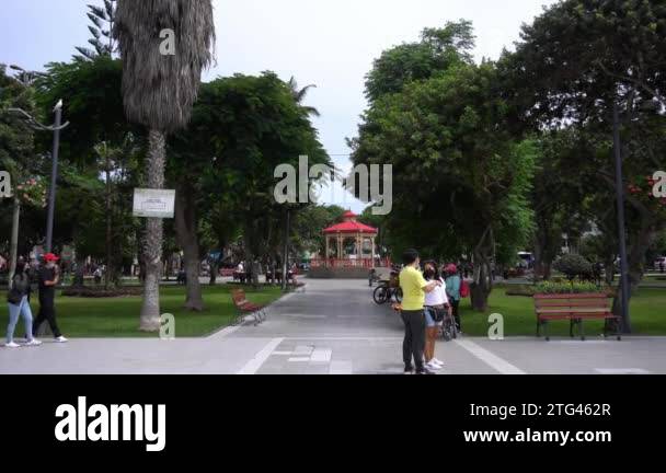 Plaza de Chancay, Lima, Peru in the day - Casma, Peru - April 2022 ...