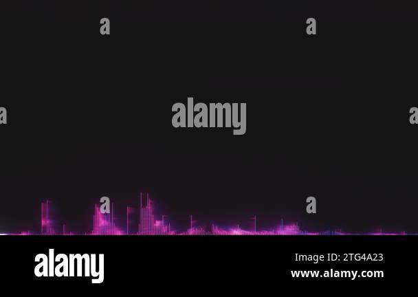Audio Spectrum. Visualizer. Soundwave effect. music visualizer background Stock Video Footage ...