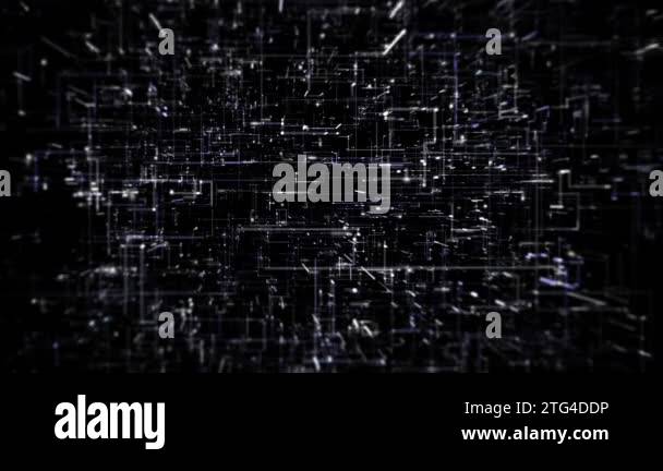 Abstract Digital Data Technology Background Loop/ 4k animation of an abstract high technology ...
