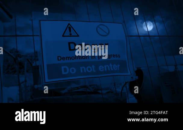 Demolition sign Stock Videos & Footage - HD and 4K Video Clips - Alamy