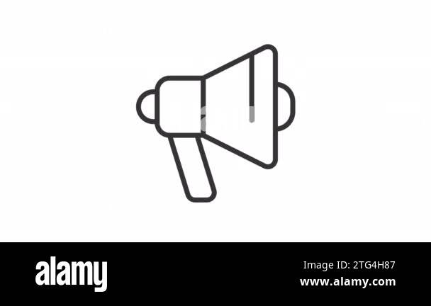 Animated marketing linear icons set. Promotional campaign. Social media ...