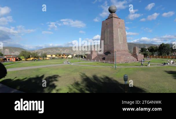 Equator line monument ciudad mitad Stock Videos & Footage - HD and 4K ...