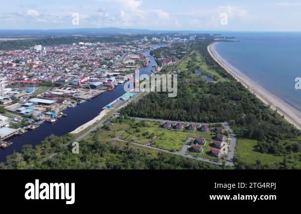 The Landmark and Tourist Attraction areas of the of Miri City, with its ...