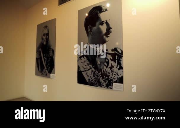 Shabo Museum. Art paintings on the wall in Shabo museums. Wine Culture ...