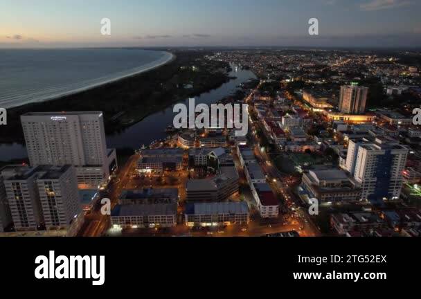 The Landmark and Tourist Attraction areas of the of Miri City, with its ...