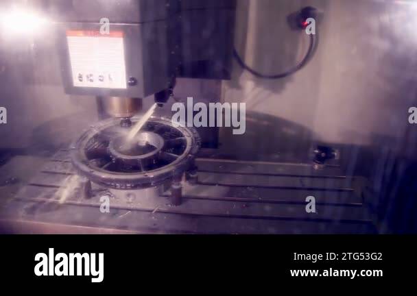Cnc milling machine produces metal Stock Videos & Footage - HD and 4K ...