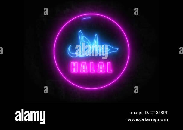 Halal arabic logo Stock Videos & Footage - HD and 4K Video Clips - Alamy