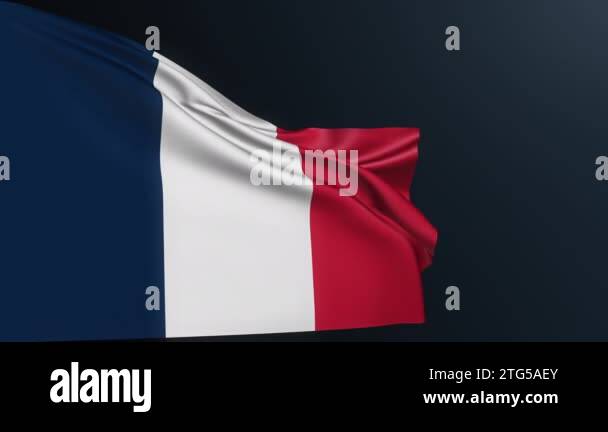 France flag. Paris sign. European country. French tricolor official ...