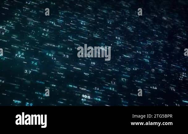 Big Data Digital Business Hitech Background/ 4k animation of an abstract wallpaper big data ...