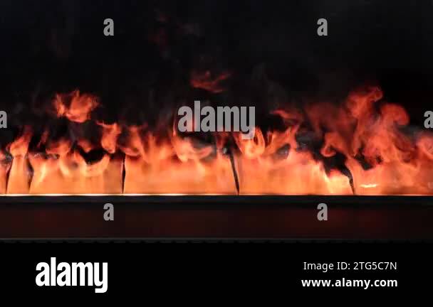 Real flame effect electric fire Stock Videos & Footage - HD and 4K ...