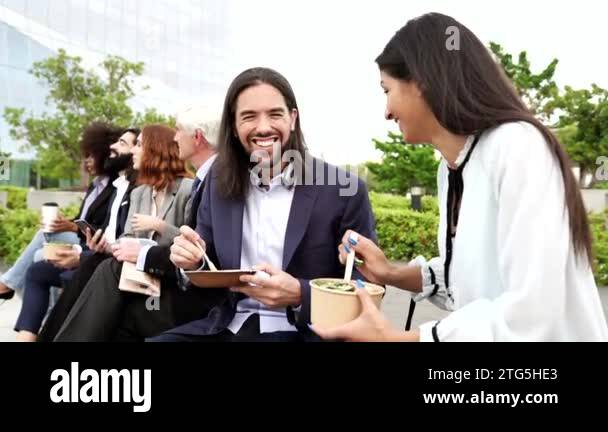 Corporate group outdoor activities Stock Videos & Footage - HD and 4K ...