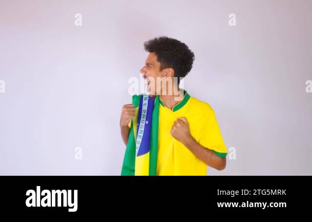 Man brazil football shirt Stock Videos & Footage - HD and 4K Video ...