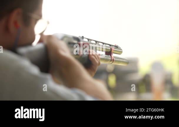 Man shooting shotgun Stock Videos & Footage - HD and 4K Video Clips - Alamy