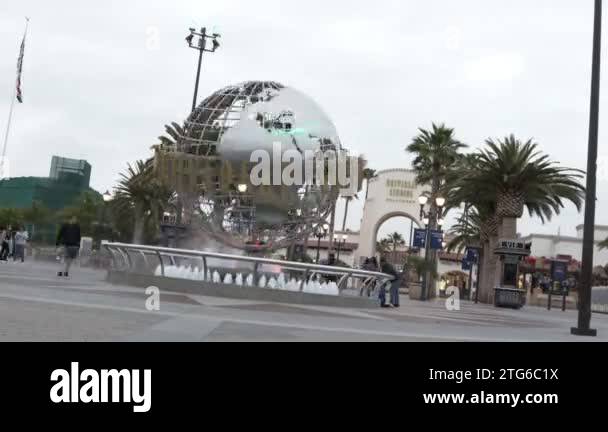 Universal studios globe universal city Stock Videos & Footage - HD and ...