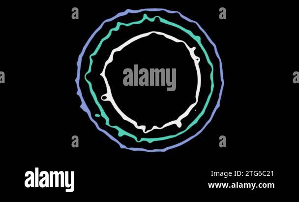 Amorphous Animated Blobs Looped Animation Moving Abstract Fluid Shapes Color Blob Spots That