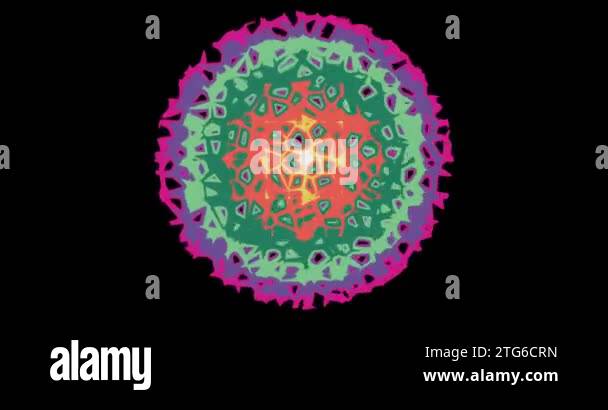 Amorphous Animated Blobs Looped Animation Moving Abstract Fluid Shapes Color Blob Spots That