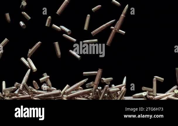 Bullets Screen Overlay animation with transparent (alpha) background ...