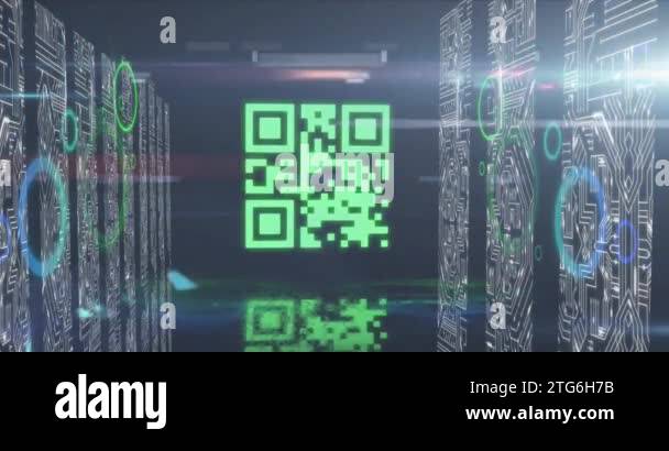 Animation qr code computer circuit Stock Videos & Footage - HD and 4K ...