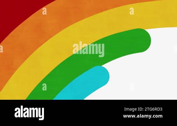 Looping Frame By Frame Animation Of A Textured Background Or Wipe Transition Of A Rainbow