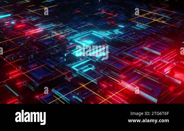 3d steel cubes, Abstract flying, seamless loop 4k background ...