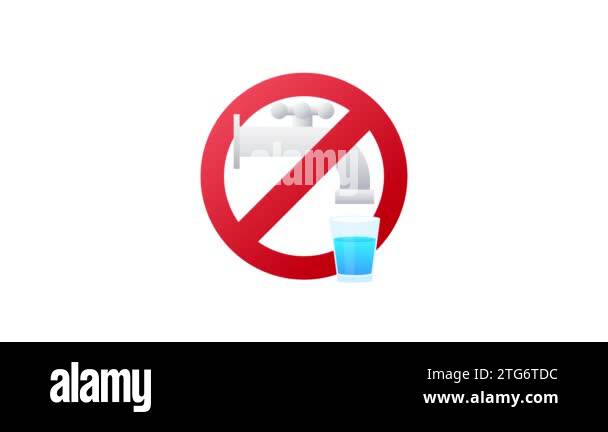 Drinking water warning sign Stock Videos & Footage - HD and 4K Video ...