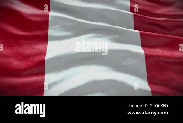 Peru national flag waving background, 4k backdrop animation Stock Video ...