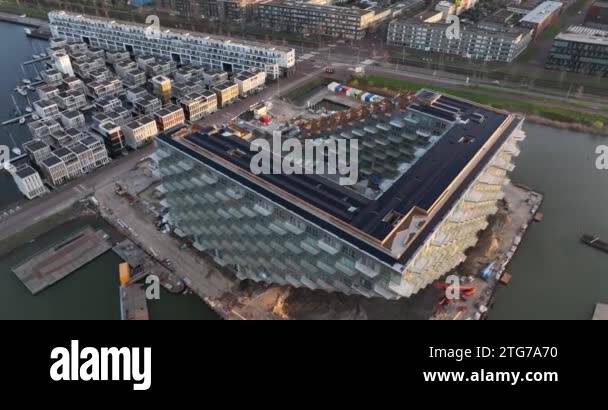 Amsterdam, 21th of april 2022, The Netherlands. Construction site of ...