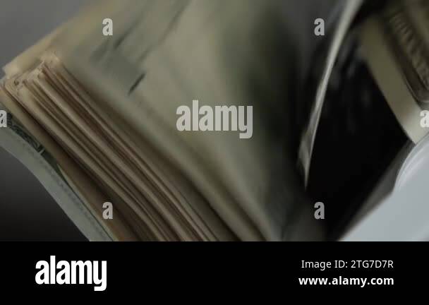 Equipment for counting paper money. Automatic mechanism of financial ...