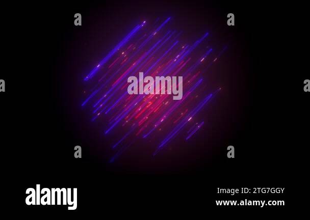 Abstract Cylinder Lines Flowing Background Loop/ 4k animation of an ...