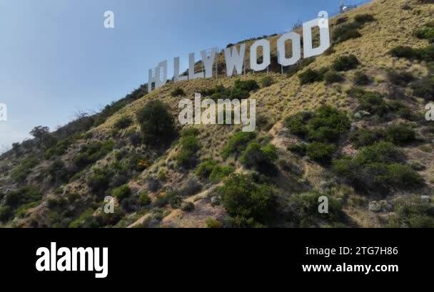 HOLLYWOOD, CALIFORNIA - MAY 14, 2022. Hollywood Sign. Famous Hollywood ...