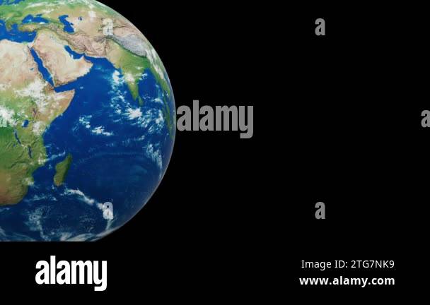 Apocalyptic destroyed shattered Earth planet with fragile debris or ...