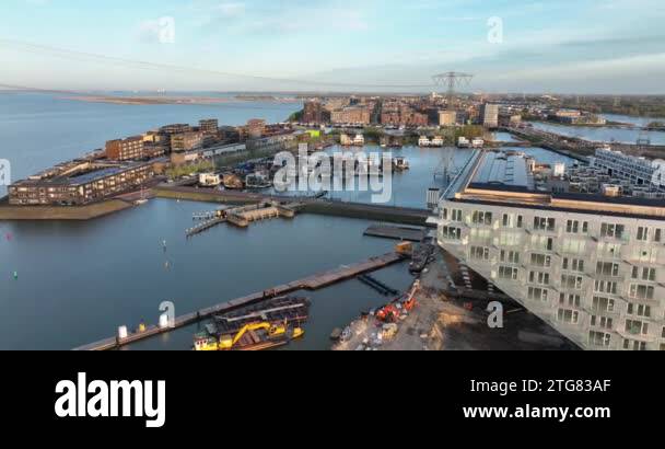 Amsterdam, 21th of april 2022, The Netherlands. Construction site of ...