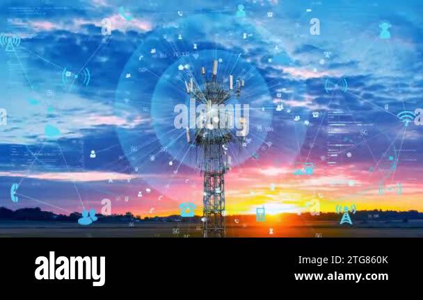 5g base station mobile Internet connection media information ...