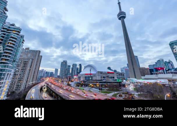 Toronto skyline from gardiner Stock Videos & Footage - HD and 4K Video ...