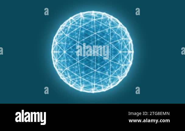3d Sphere Model Spinning For Corporate Business Graphic/ 4k animation ...