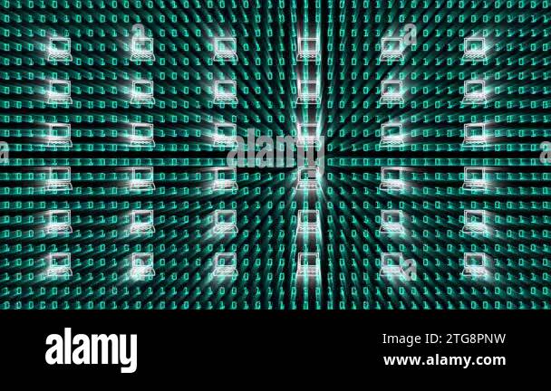 Background with concept of computers Stock Videos & Footage - HD and 4K ...