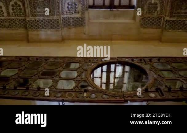 Hall of Mirrors or Sheesh Mahal of king palace from different angle ...