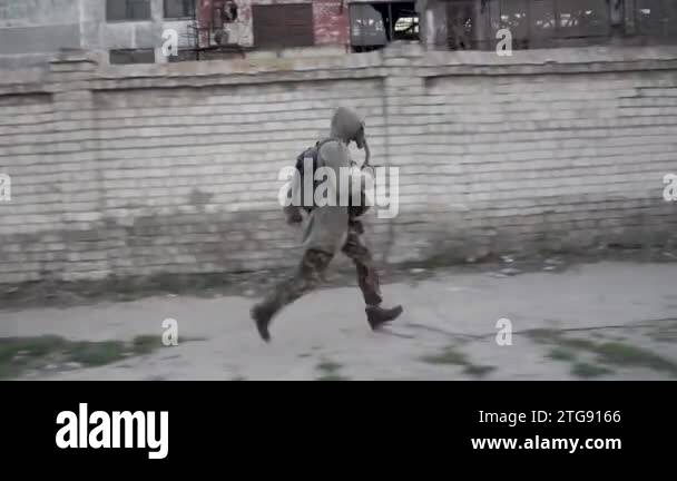 Man gas mask running street Stock Videos & Footage - HD and 4K Video ...