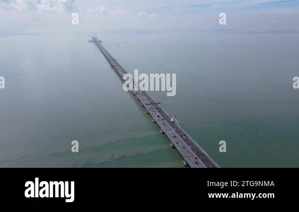 Georgetown, Penang Malaysia - May 18, 2022: The Majestic Penang Bridge ...