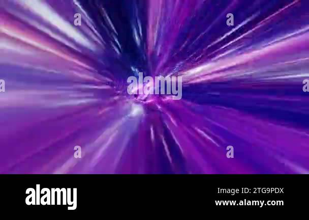 Abstract pink purple blue hyperspace warp tunnel through time and space ...