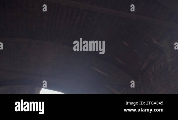 A hole in the ceiling of a large industrial building. Consequences of ...