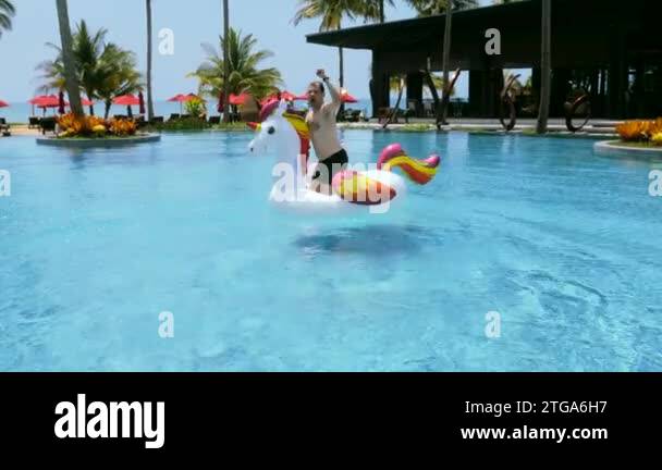 Man dancing swimming pool Stock Videos & Footage - HD and 4K Video ...