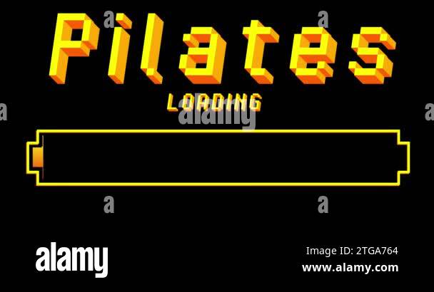 Pilates text with Loading, Downloading, Uploading Bar Indicator ... Pilates text with Loading, Downloading, Uploading Bar Indicator ...