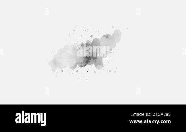 ink transition splatter blot spreading effect animation. Ink brush ...