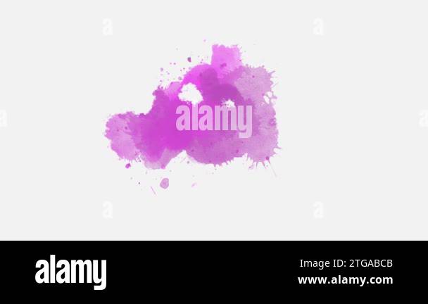 Ink splatters compositing effect. Ink Drops Transition on White ...