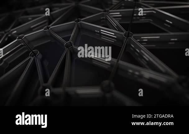 Abstract 3d Hitech Corporate Business Network Background/ 4k animation ...