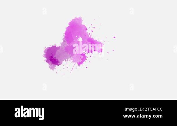 Ink splatters compositing effect. Ink Drops Transition on White ...